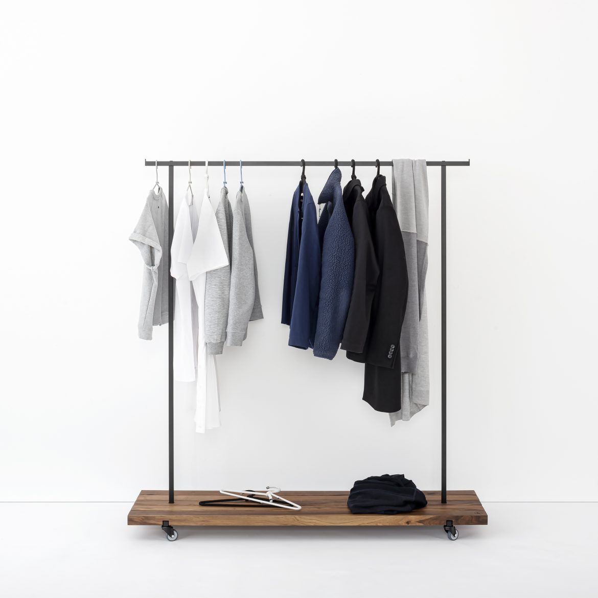 Walnut 01 Clothes Rack - weld & co