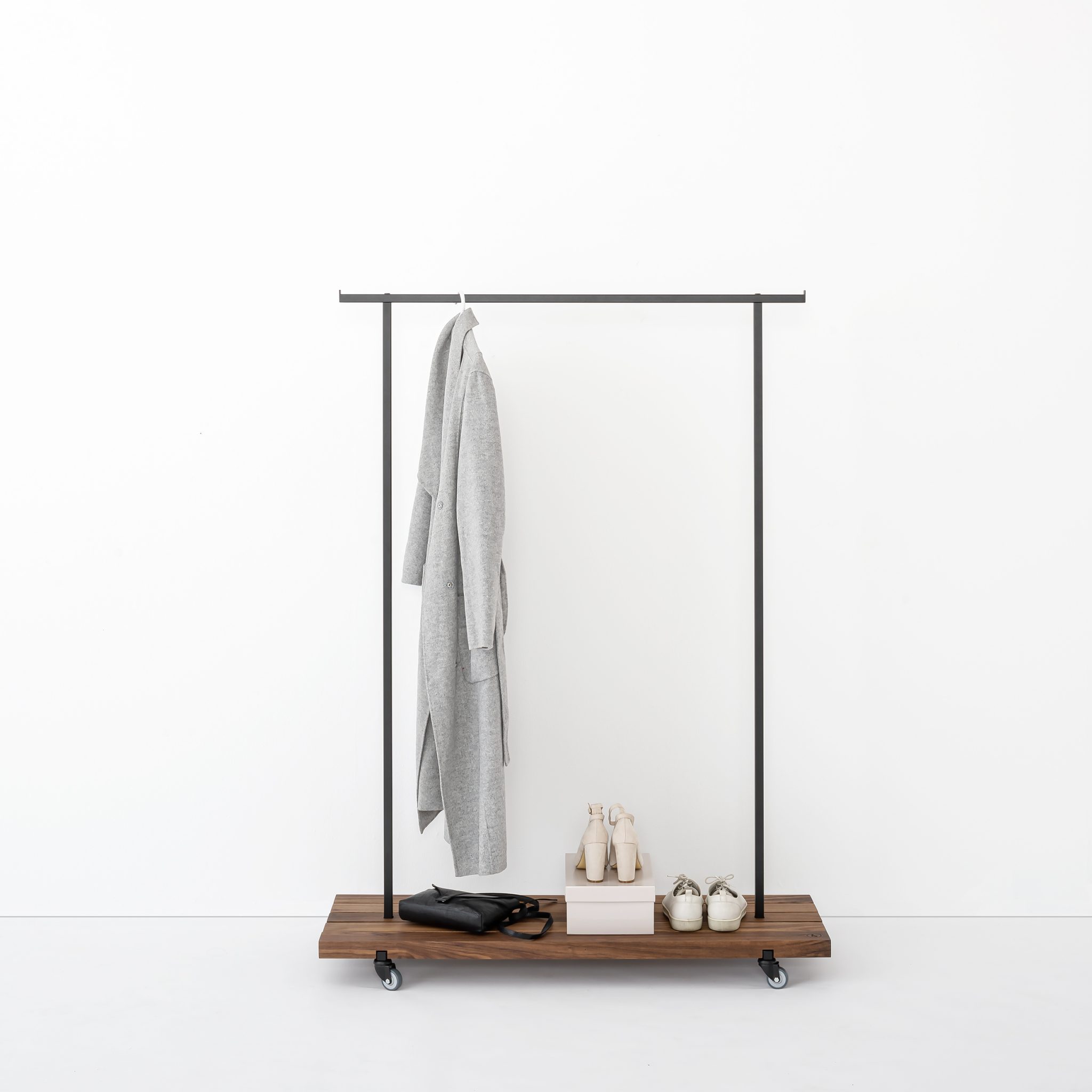 Walnut 01 Clothes Rack - weld & co